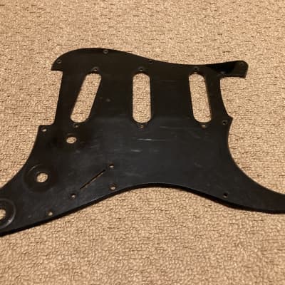 Fender Stratocaster pickguard scratchplate 2000’s - Black | Reverb