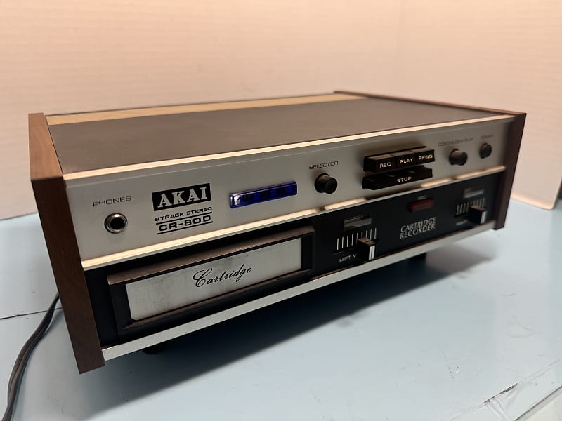 Vintage AKAI CR-80D 8 track Tape Deck - Tested Works Sounds | Reverb