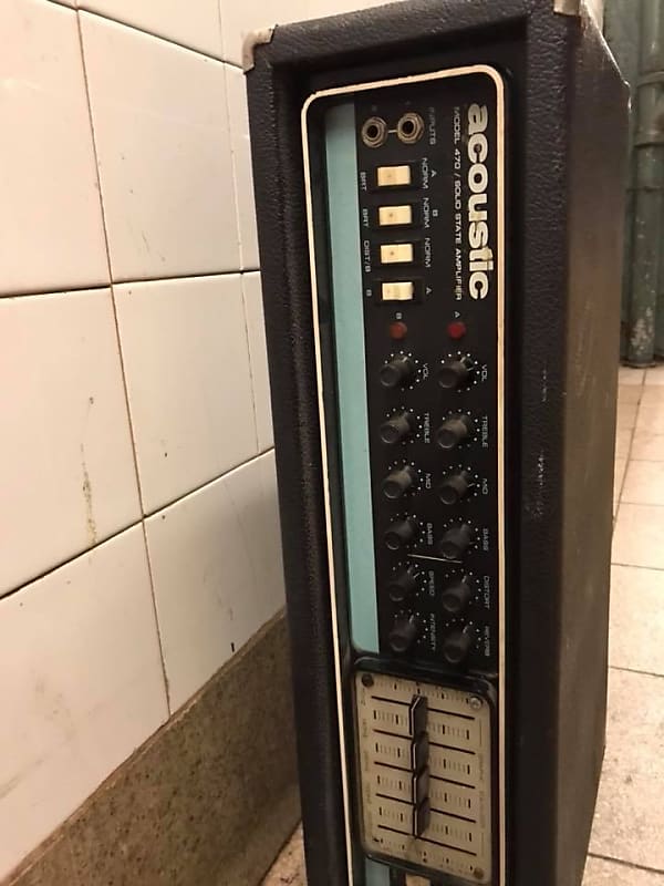 Acoustic Model 470 Solid State Amplifier 1970's | Reverb