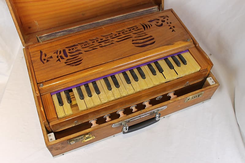 4956 - Wood Indian Harmonium Reed Organ For Parts or Repair | Reverb