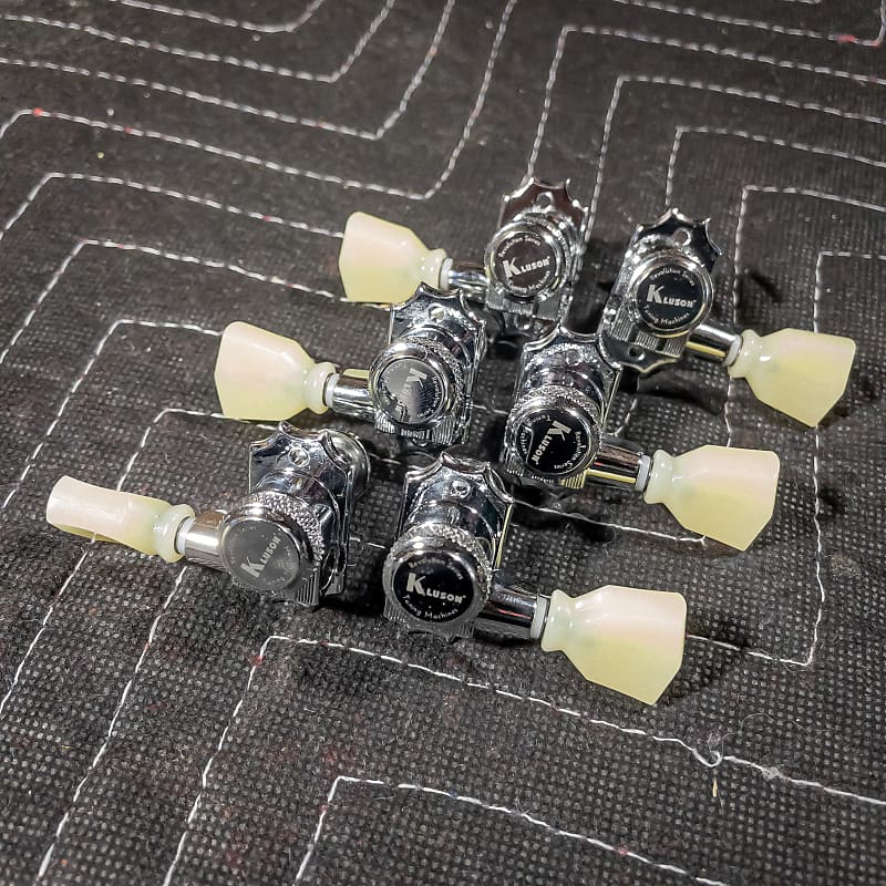 Kluson Revolution G-Mount Locking Tuning Machines KRGL-3-CP | Reverb