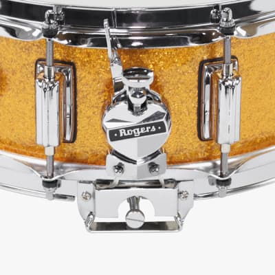 Rogers Dyna-Sonic Snare Drum 14x5 Gold Sparkle | Reverb UK