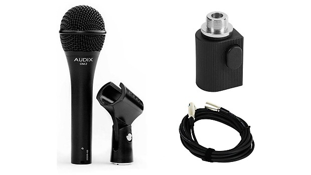 Audix OM2S Microphone w/ On-Stage QK-10B Quick Release | Reverb
