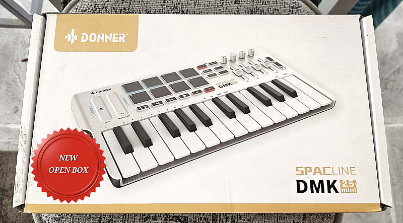 Donner DMK 25 Midi Keyboard Pad DAW Controller | Reverb