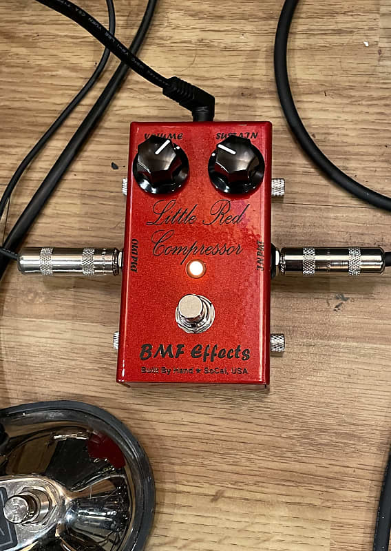 BMF Effects Little Red Compressor Guitar Pedal | Reverb