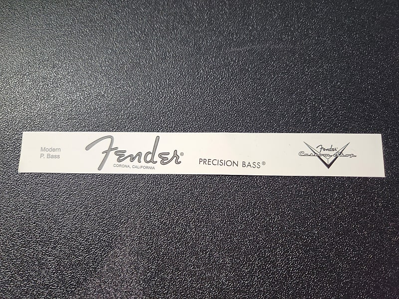 Fender Precision Waterslide Decal for Restoration | Reverb