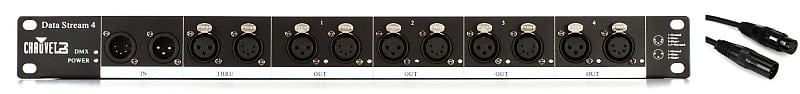 Chauvet DJ Data Stream 4 - 4-Port DMX Splitter Bundle with | Reverb