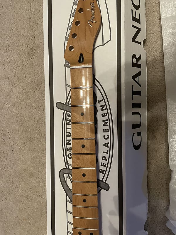 Fender Roasted Maple Telecaster Neck, 22-Fret | Reverb