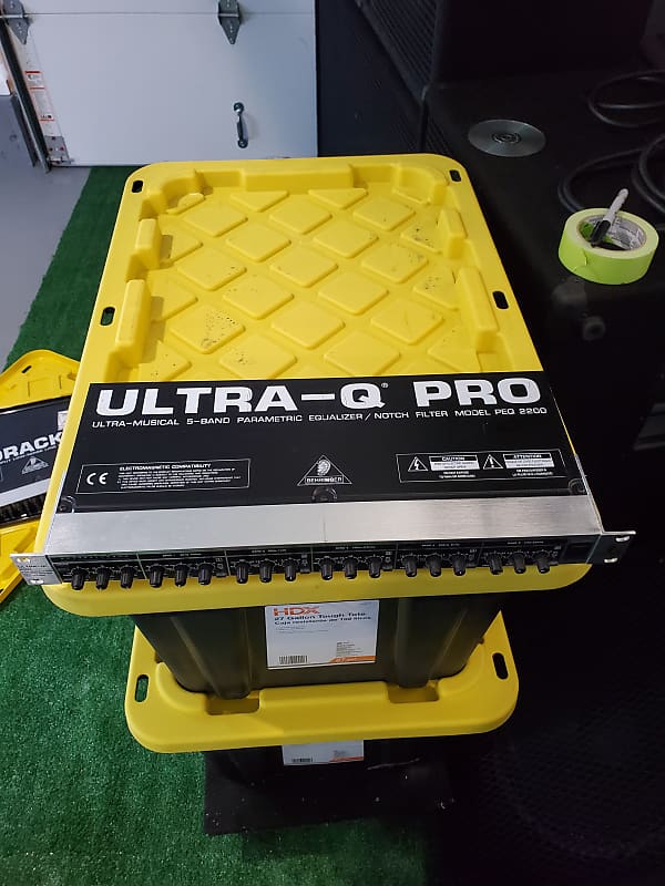 Behringer Ultra-Q Pro (PEQ2200) 2000s - Black & Silver | Reverb