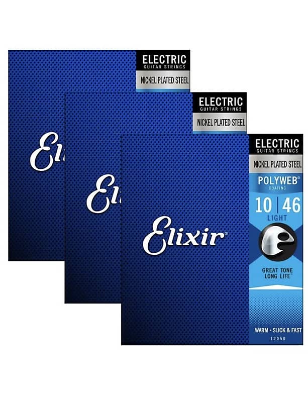 Elixir Polyweb 10-46 (3 pack) 2022 fresh Polyweb | Reverb