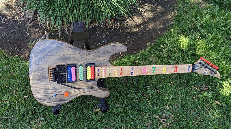 Kiesel Carvin Jason Becker Numbers Guitar 2017 - Antique Ash | Reverb