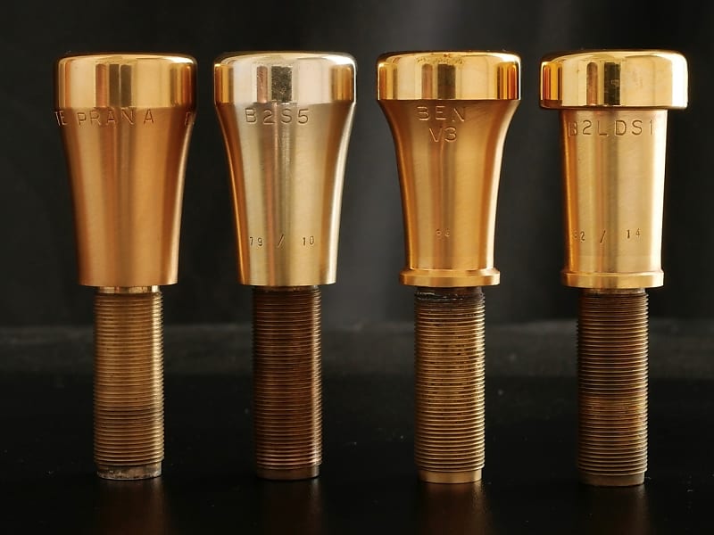 Pre-Owned Monette Raja P3-STC Trumpet in Brushed Gold Plate! | Reverb