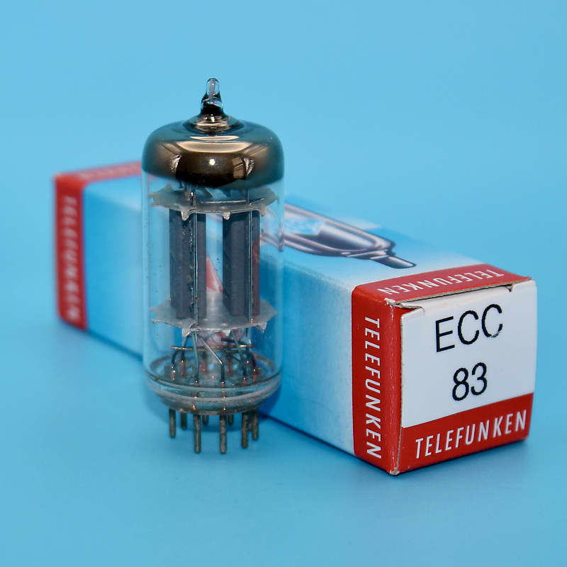 Telefunken 12AX7 ECC83 Vintage Ribbed Plate Preamp Tube | Reverb