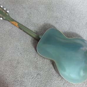 Vintage 1950s Silvertone Guitar Archtop Acoustic Colorama | Reverb