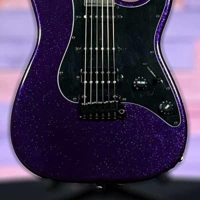 Suhr Custom Classic S Matching Headstock Ebony Board Purple | Reverb