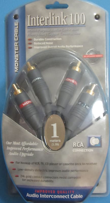 Monster, Cable 3 ft. Cable 2000's | Reverb