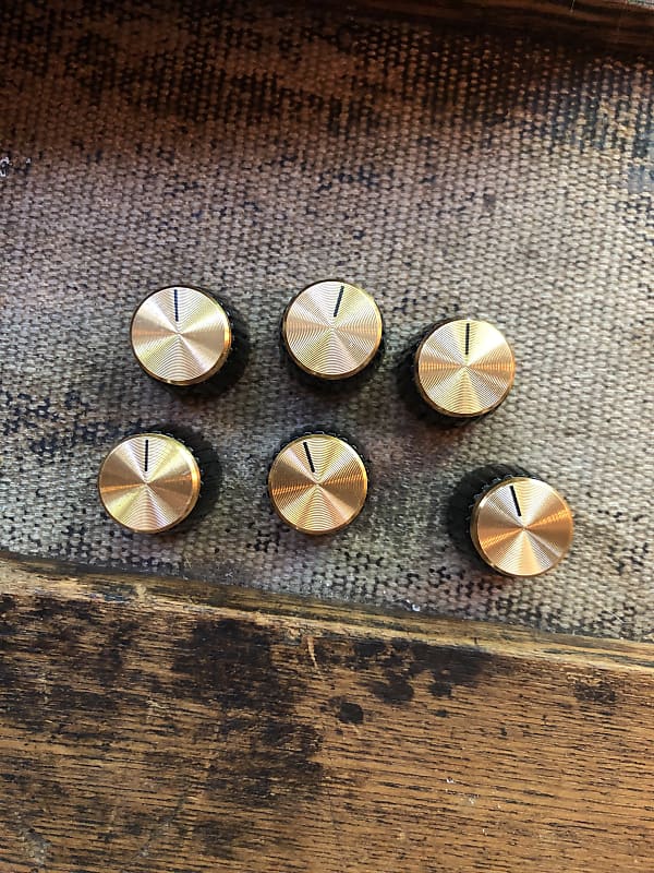 Marshall JMP/JCM Amp Knobs Gold | Reverb UK
