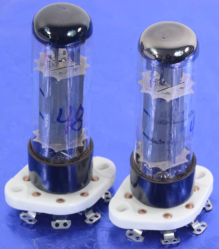 Two Electro-Harmonix RFT Style 'Skinny' EL34 Output Tubes | Reverb