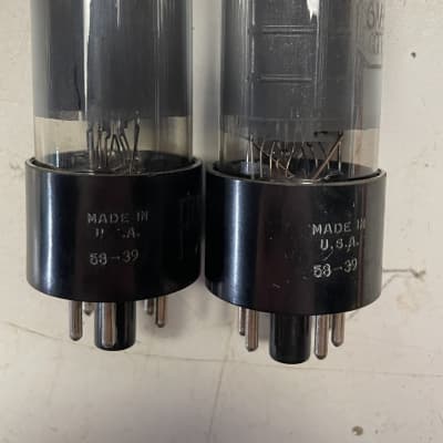 RCA 6V6 Pair 1958 | Reverb