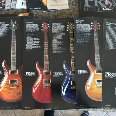 PRS Guitar Catalogs Several years 1990’s to early 2000’s | Reverb