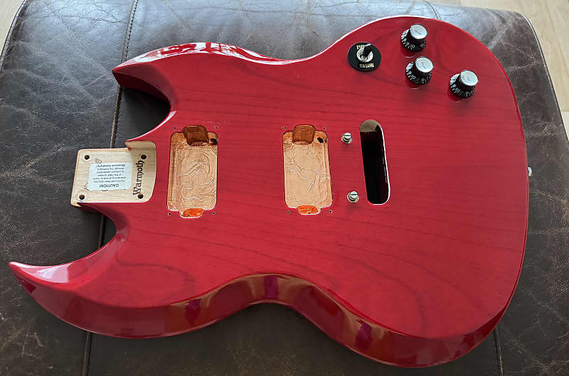 Warmoth Diamondback Body 2020 - Transparent Red | Reverb