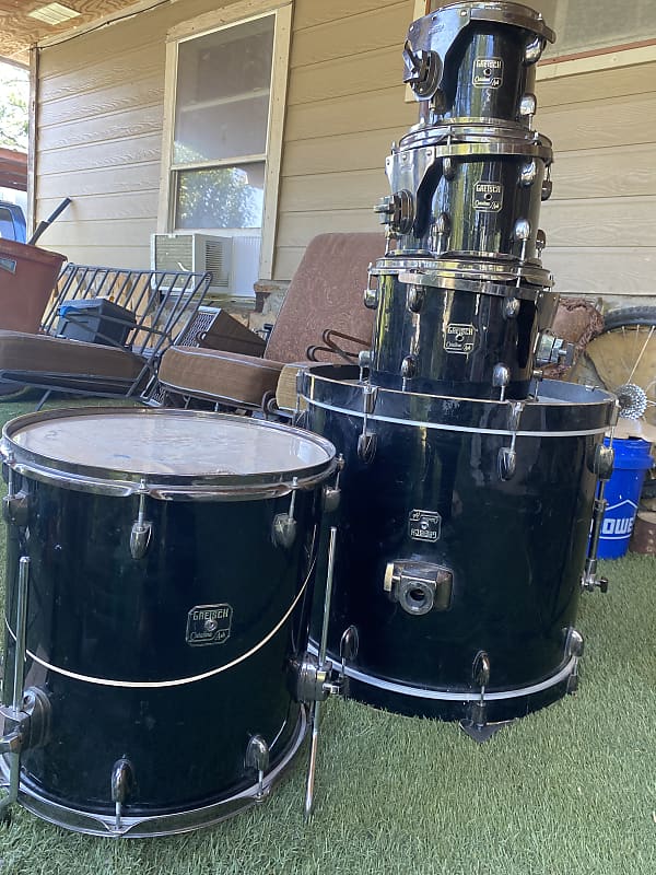 Gretsch Catalina Ash - Black Drum Kit | Reverb
