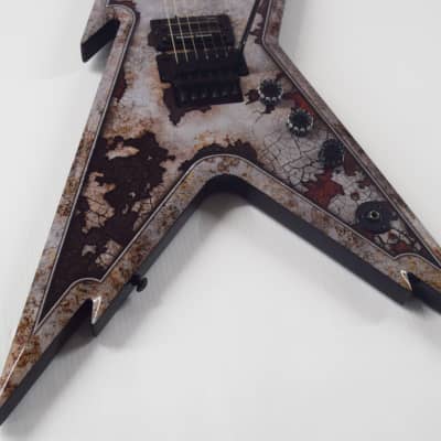 Dean Dime Razorback Rust Electric Guitar | Reverb