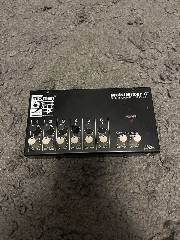Midiman MultiMixer 6 Black | Reverb