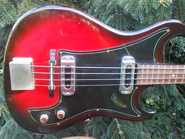 Musima V / 2 bass 1960s vintage jazz bass style guitar Made | Reverb