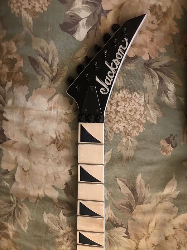 Jackson Electric Guitar Neck Maple Shark Fin 24 Fret | Reverb