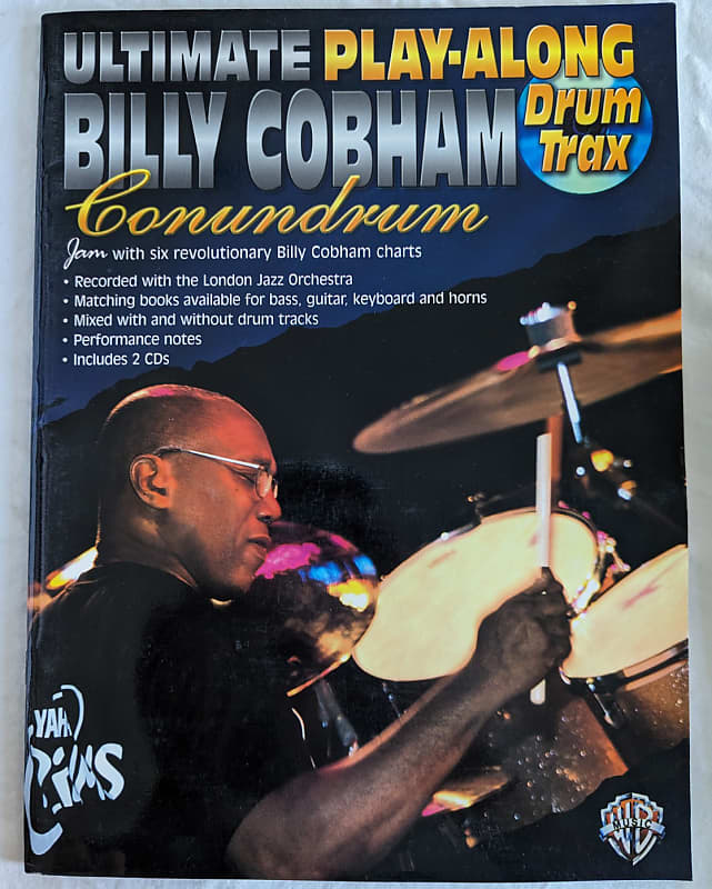 Ultimate Play-Along Billy Cobham Conundrum Drum Trax CD Sheet | Reverb
