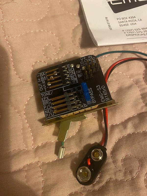 EMG 3 way stratocaster switch 2023 | Reverb