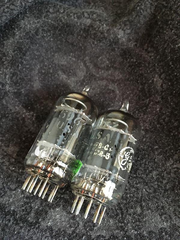 general electric 5963 / 12AU7 tube pair, vacuum, electron, | Reverb