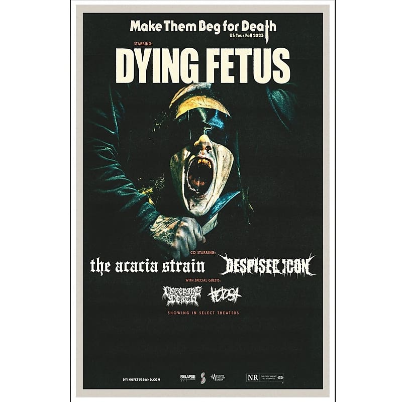 DYING FETUS | THE ACACIA STRAIN | DESPISED ICON | CREEPING | Reverb