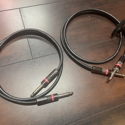 Monster Prolink Acoustic 1/4" Instrument Cable 8 in RT | Reverb