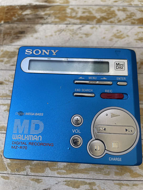 Vintage MZ-R70 MiniDisc Player for Parts Or Repairs | Reverb