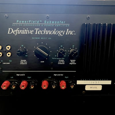 DEFINITIVE TECHNOLOGY PowerField 15" Powered Subwoofer; | Reverb