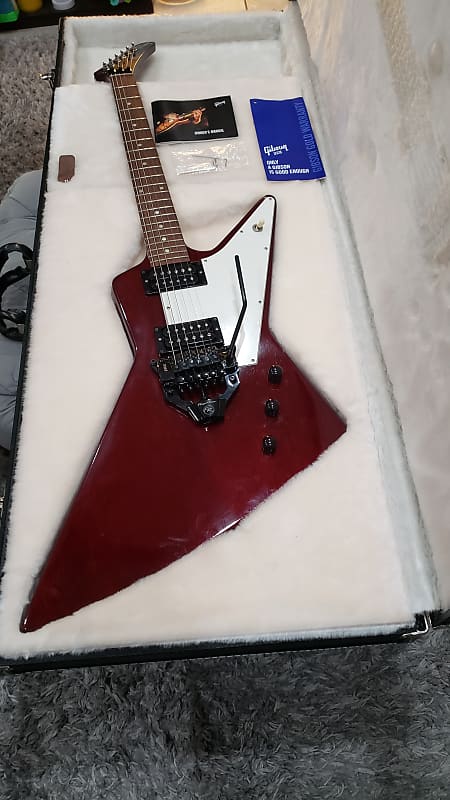 Gibson Explorer U.S.A. Made Guitar with Floyd Rose FRX Bridge | Reverb