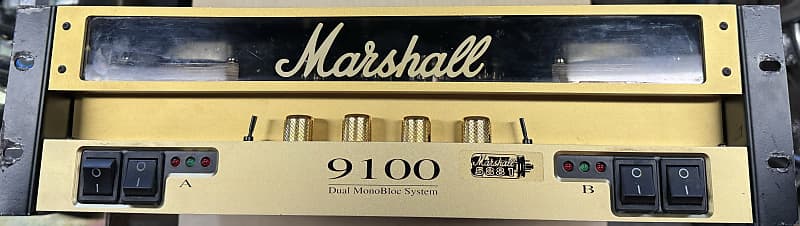 1993 Marshall 9100 100 Watt Dual Mono Block All Tube Guitar | Reverb