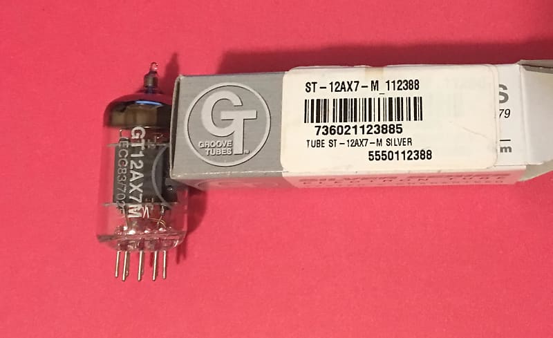 Rare NOS Groove Tubes 12AX7 12AX7M Mullard Copy Pre Amp Tube | Reverb