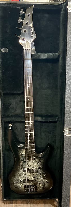 Samick Artist Series 4 String Bass 1990's - Black Marbled | Reverb