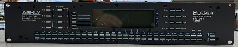Ashly Protea System II 4.24G 4 Channel Digital Equalizer | Reverb