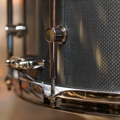 Canopus 6.5x14" Type-R "Cannon" Carbon Fiber Snare Drum - | Reverb