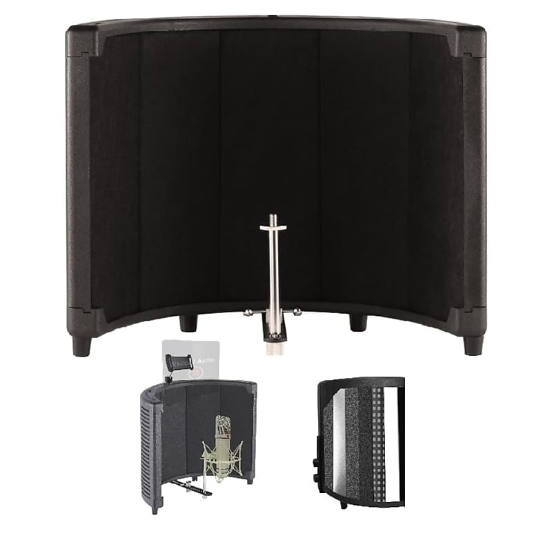 Microphone isolation Shield Studio Recording Vocal Booth With | Reverb