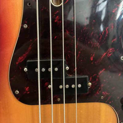 Univox Professional Bass 1970's - Sunburst | Reverb