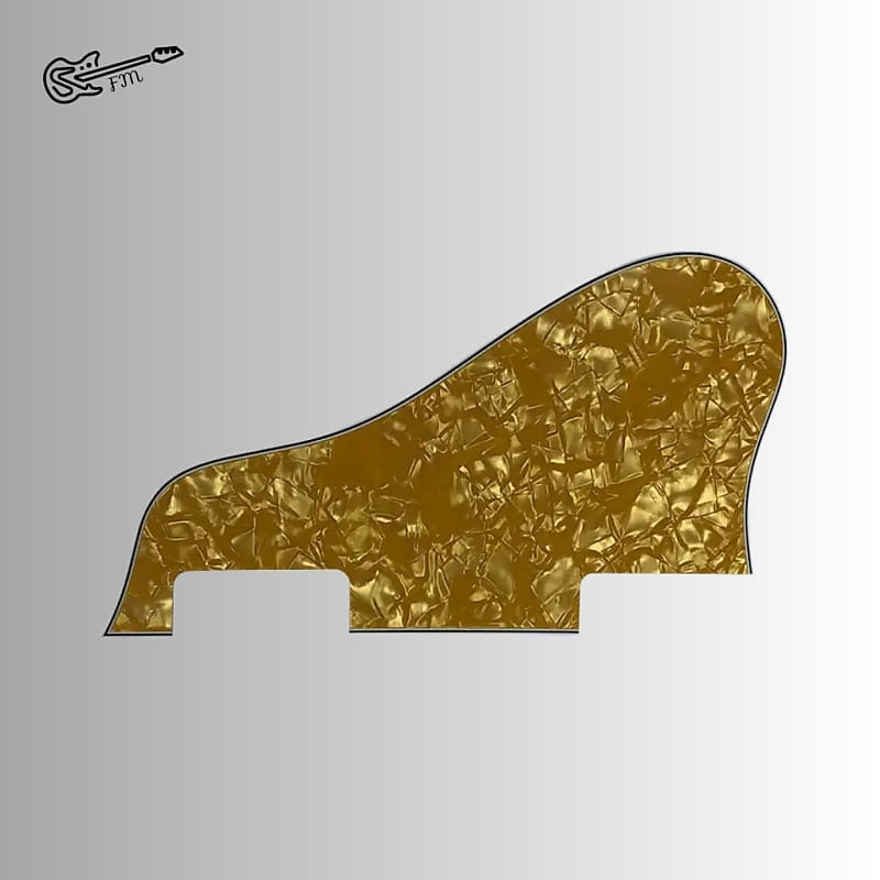 Golden Pearl ES 335 Jazz Archtop Style Pickguard-Golden Pearl | Reverb