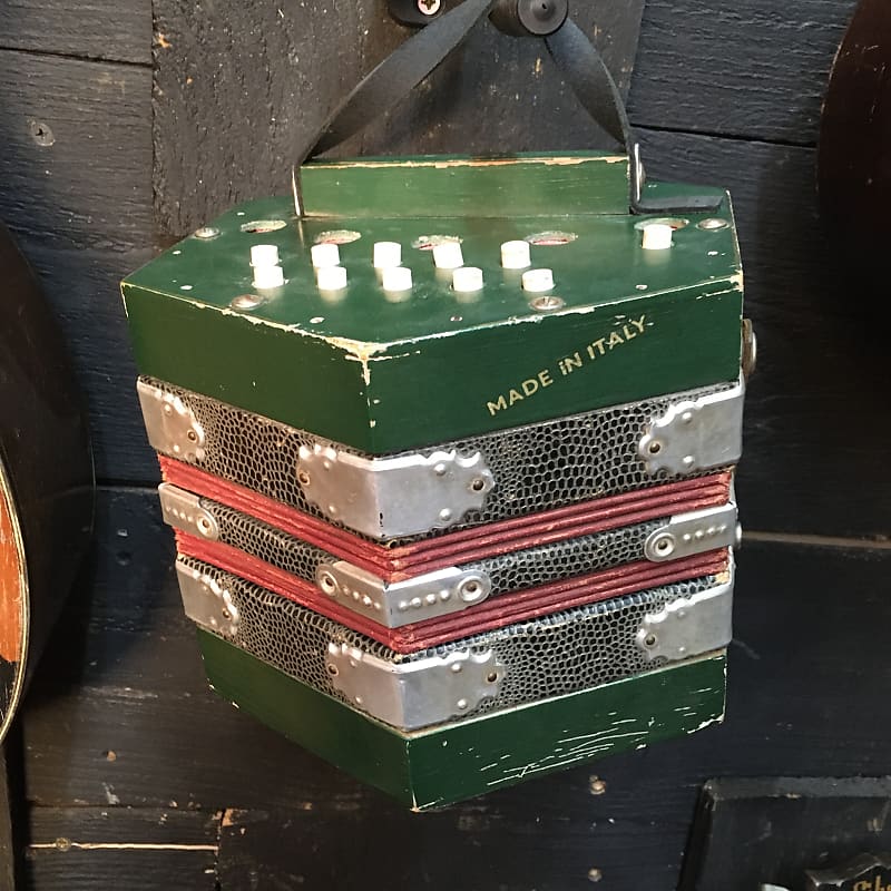 “Made in Italy” Vintage Concertina Accordian | Reverb
