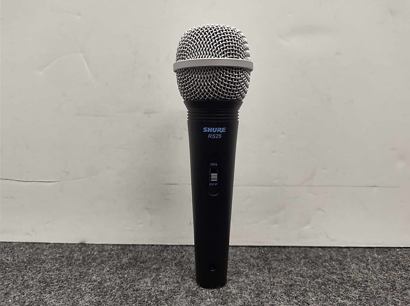 Shure RS25 Handheld Dynamic Microphone - Black | Reverb