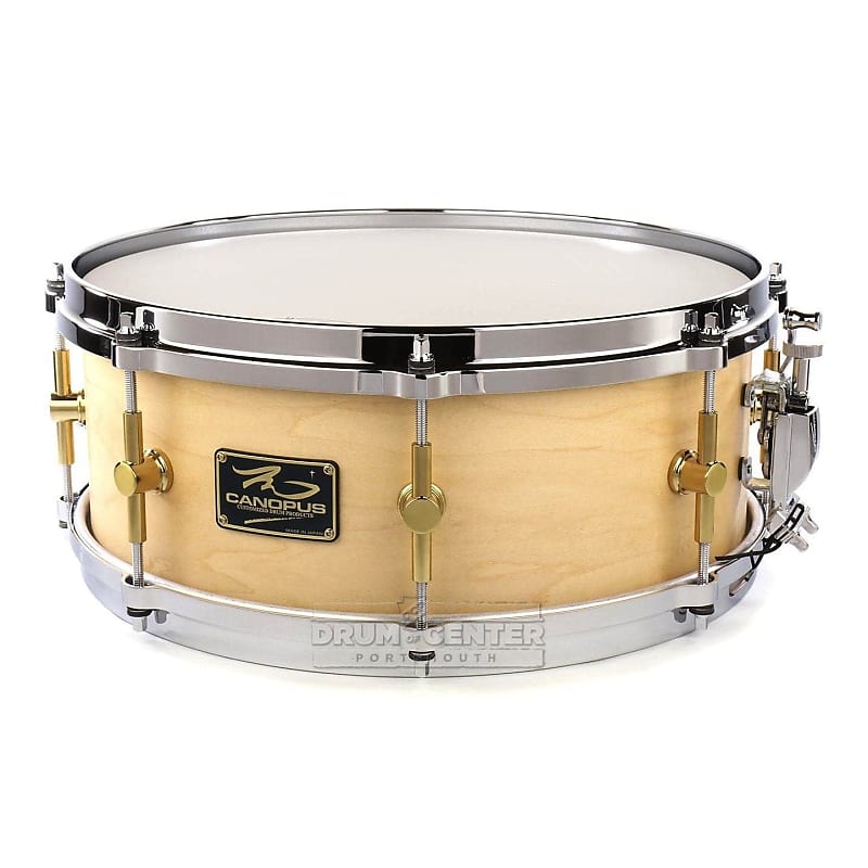 Canopus 'The Maple' Snare Drum 14x5.5 Natural Oil | Reverb Deutschland