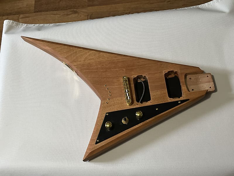 2021 Jackson JS32T RR Rhoads V Natural Wood Hardtail Semi | Reverb